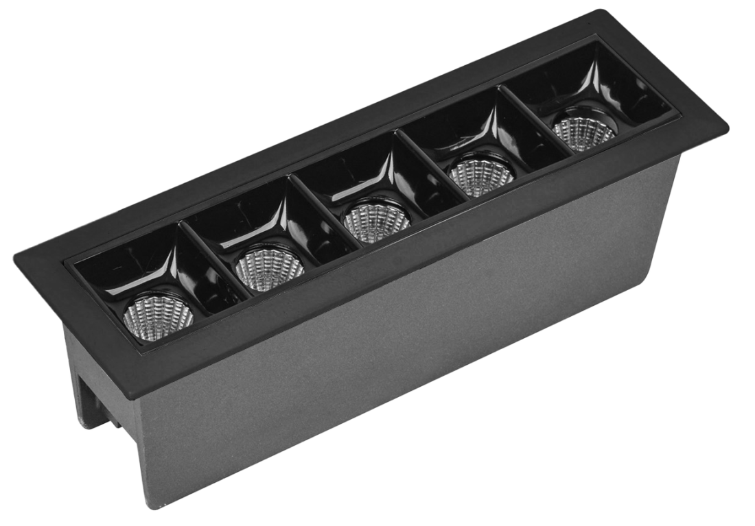 Spot Embutir Opus LED Soul 10 watts 2700K IRC90 30° IP20 144x44mm Preto ...