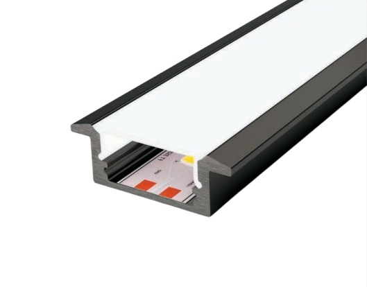 Perfil Embutido Sob Medida MK Iluminação 23x8mm (Somente Perfil) ALP01 ...