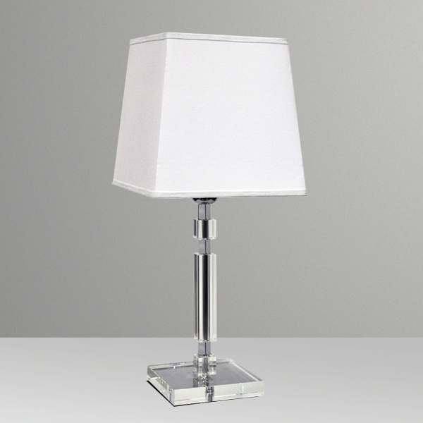 Abajur Golden Art Gyo II Alumínio e Acrílico Cristal 470mm 1L E27 ...