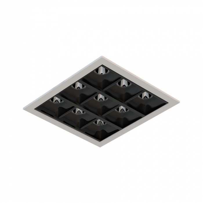 Luminária de Embutir Interlight Picco Pro 20 watts IRC95 Bivolt 95x95x34mm 4494 | Luz de Casa