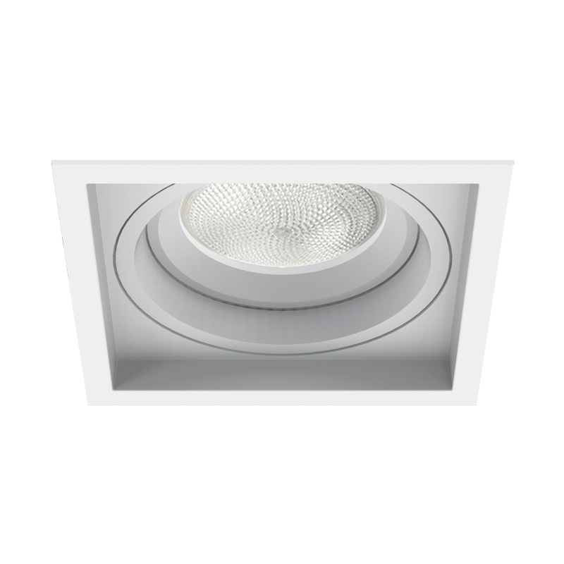 Embutido Interlight Micro Borda Recuado 1L PAR20 115x115x38mm IL 4706 ...