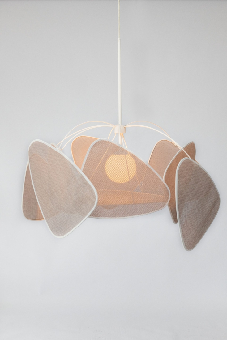 Pendente Quarto Crescente Bali Metal e Difusor em Palha Sintética 1L G9 Ø800mm PN-1070 | AZLed ...