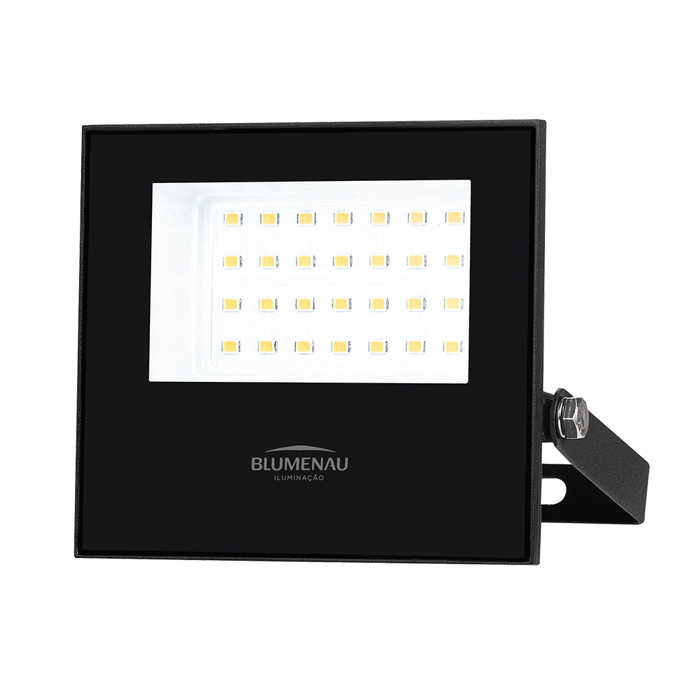 Refletor Led Blumenau Play 30 watts 3000K IP66 Alumínio Bivolt 7830300 ...